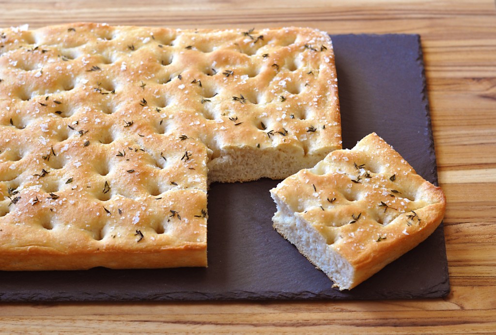 Duck Fat Focaccia Bread with Herbs & Sea Salt Recipe – Center of the ...