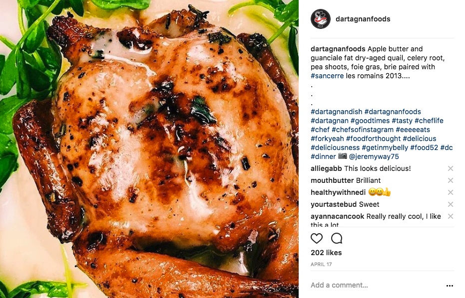 Cooking Quail on Instagram – Center of the Plate | D'Artagnan Blog