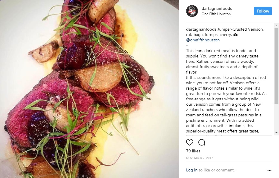 Venison is What’s On the Menu – Center of the Plate | D'Artagnan Blog