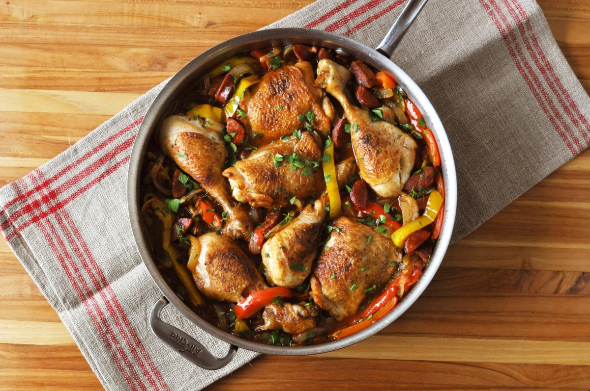Sunshine in a Bowl: Basque-Style Chicken with Chorizo Recipe – Center ...